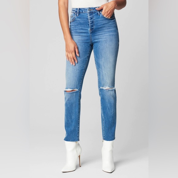 Blank NYC | Jeans | Blank Nyc The Madison Crop High Rise Organic Cotton ...